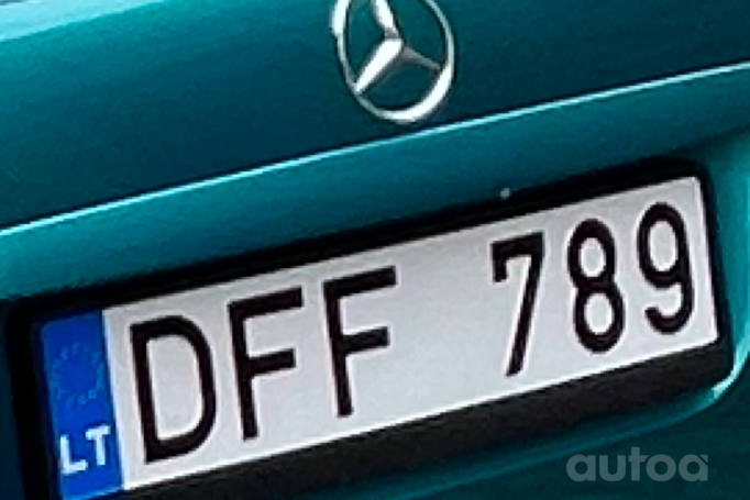 Auto numurs DFF789 | autoa.lv